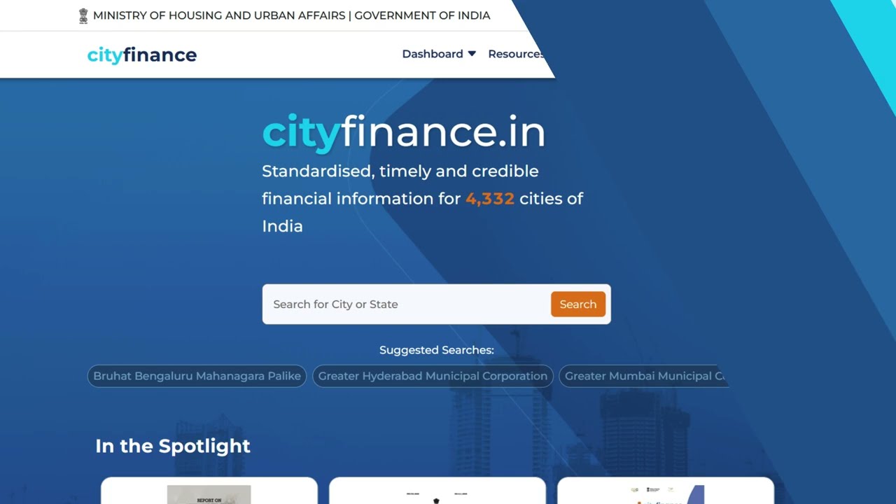 How to Use CityFinance.in for Municipal Financial Data, Dashboards & Reports | Complete Walkthrough