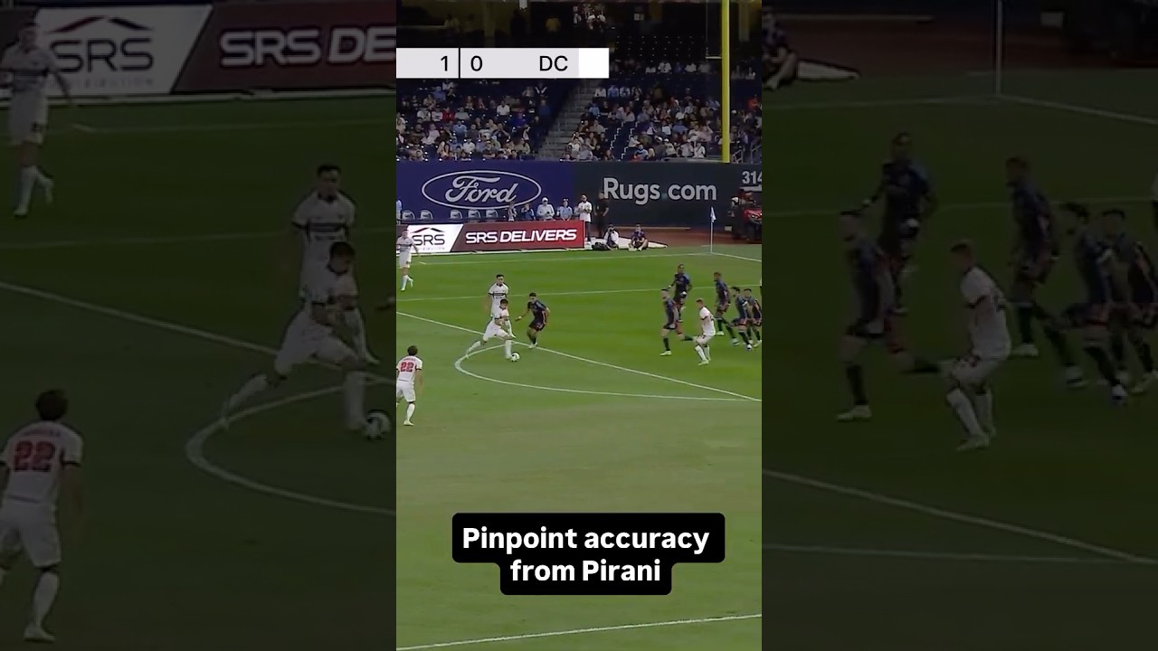Gabriel Pirani with absolute precision for DC United 🎯