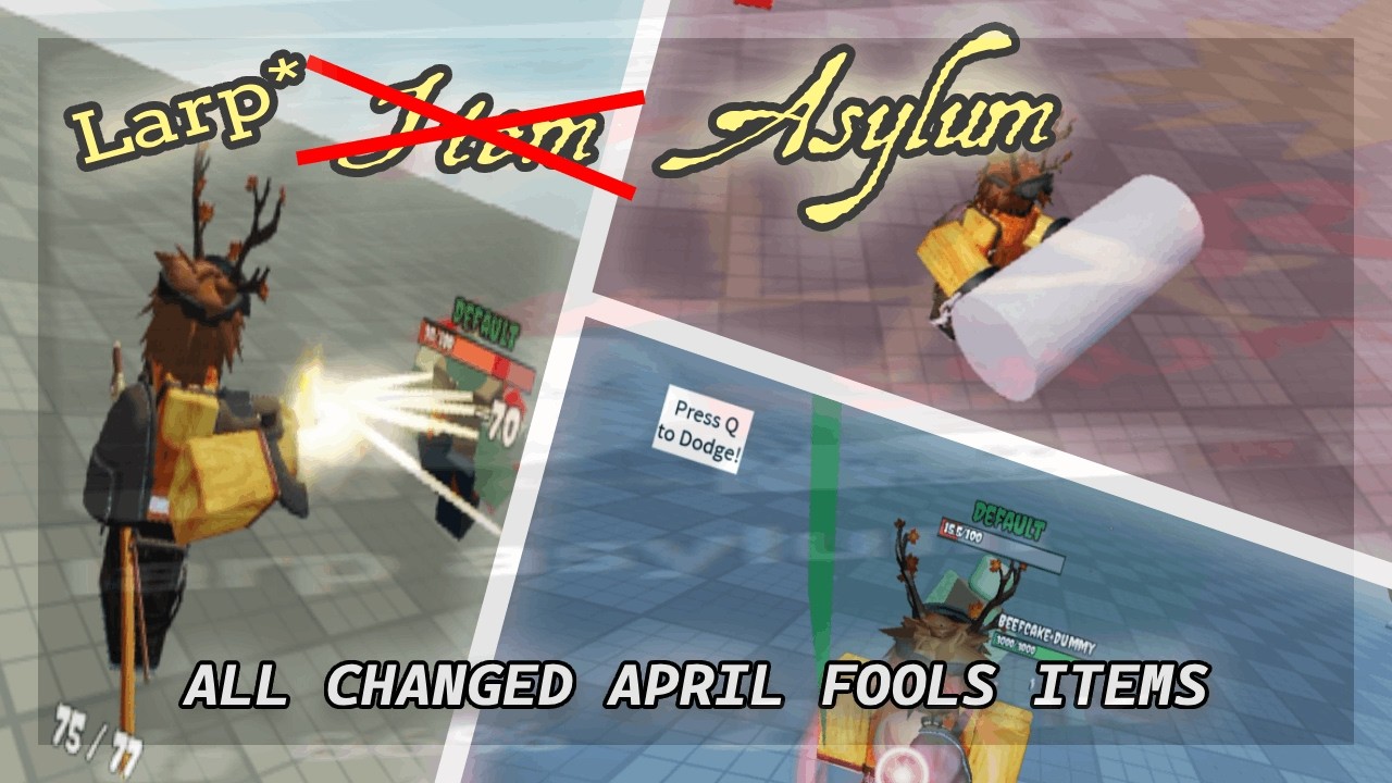 ALL ITEMS CHANGED ON APRIL FOOLS | item asylum april fools event