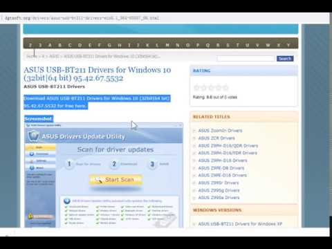 ASUS USB-BT211 Drivers for Windows 10 (32bit|64 bit) 11.84.107.5887
