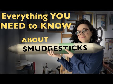 how to make your own blending stump to blend smudge the grap Watch HD ...