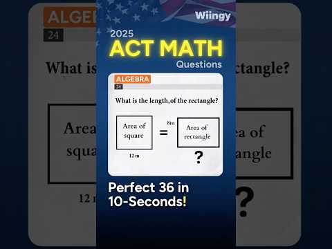 Ace ACT Math – Conquer Any Area Question Fast! 🏆