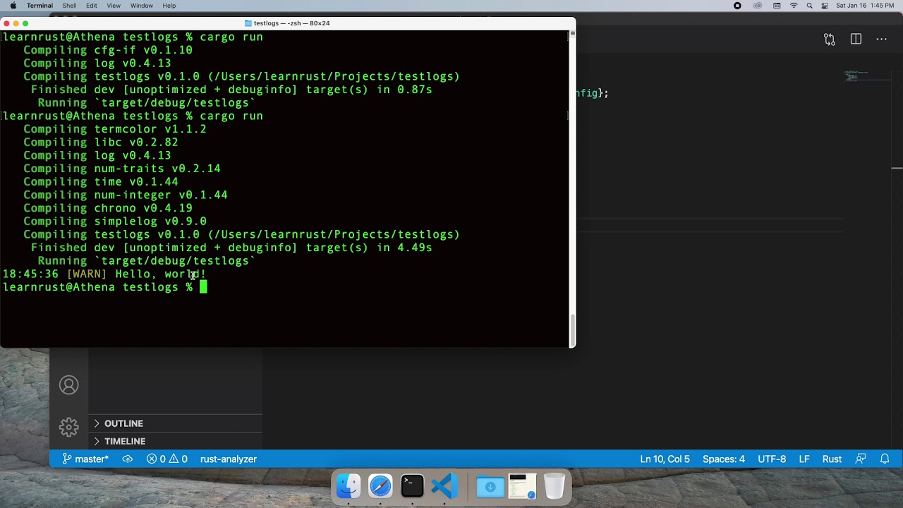 Introduction to Rust Logging
