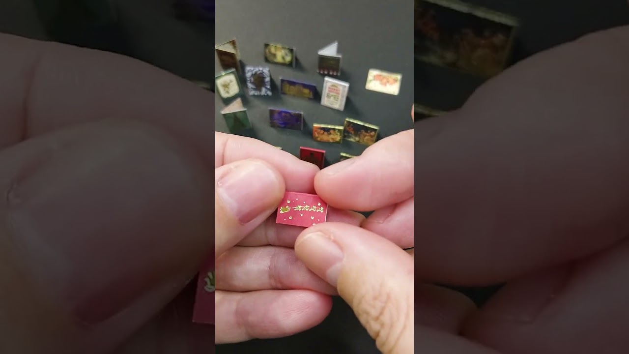 miniature CARD SET Christmas