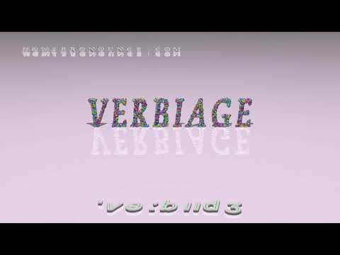 verbiage - pronunciation + Examples in sentences and phrases