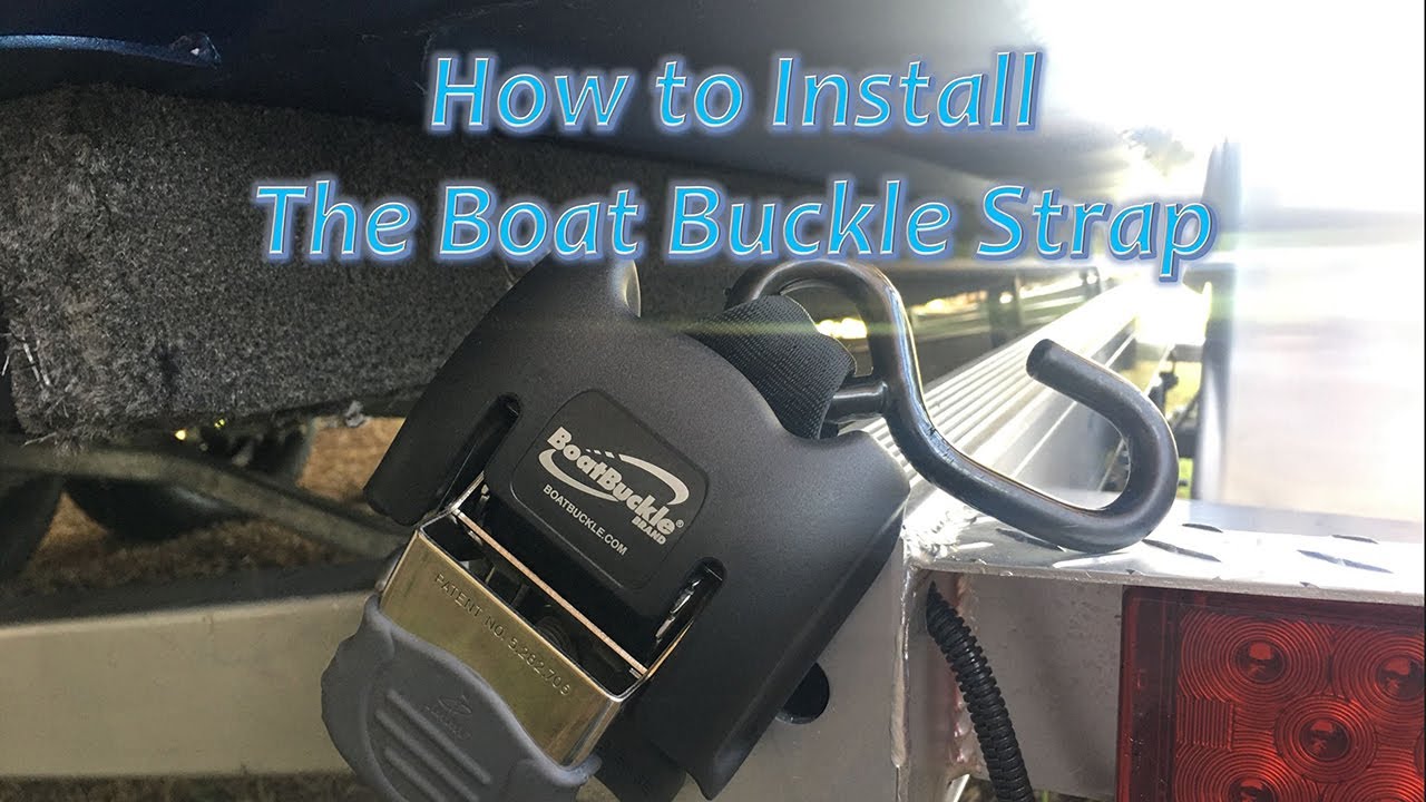 Installing Retractable Tie Down Straps on a Boat Trailer