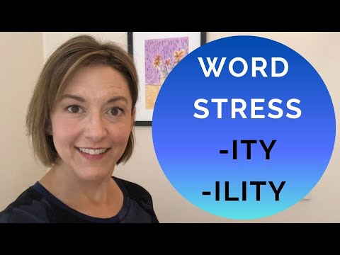 English Pronunciation ITY & ILITY - Majority Identity Activity Curiosity Humidity Ability Stability