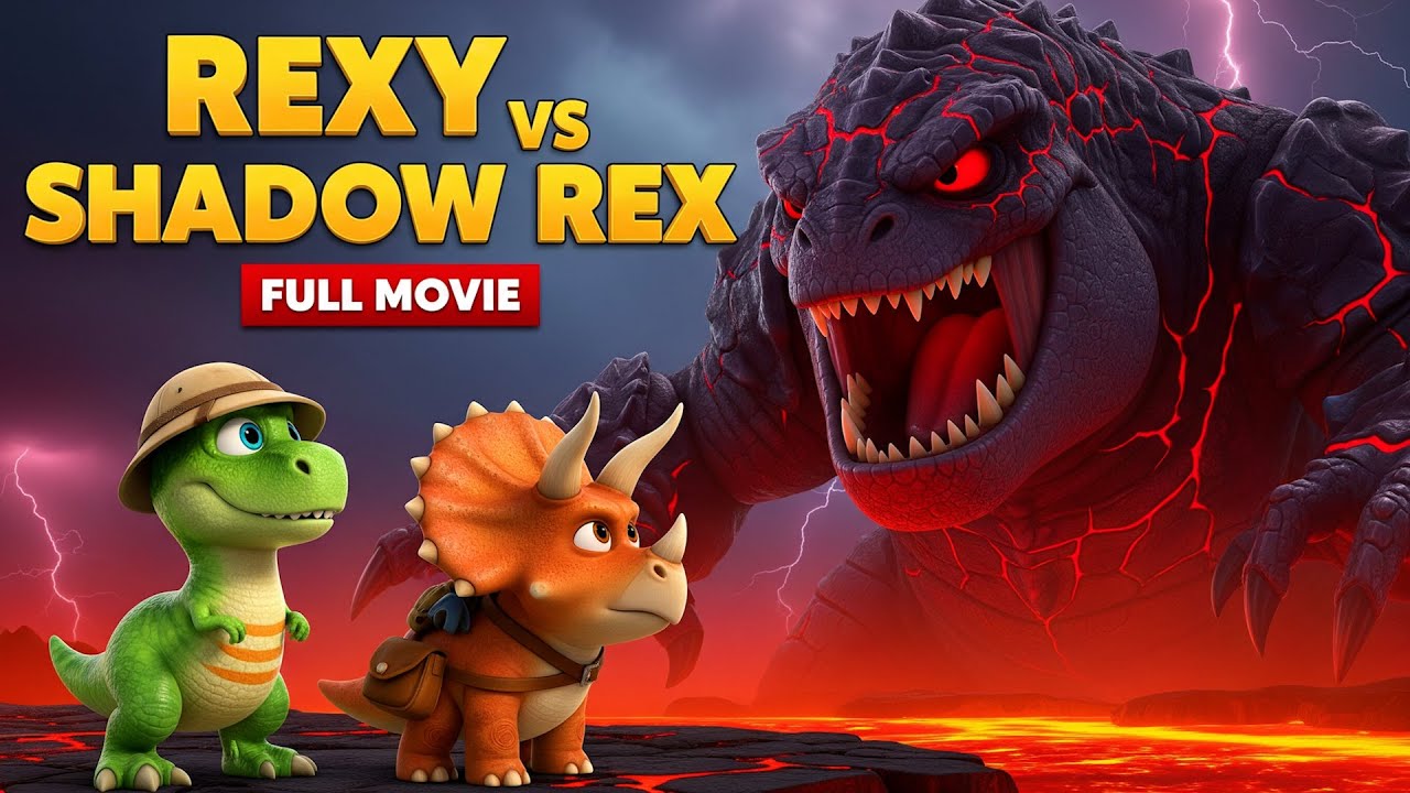 REXY VS GIANT SHADOW REX! 🦖⚔️ The Full Saga Movie (All Episodes)