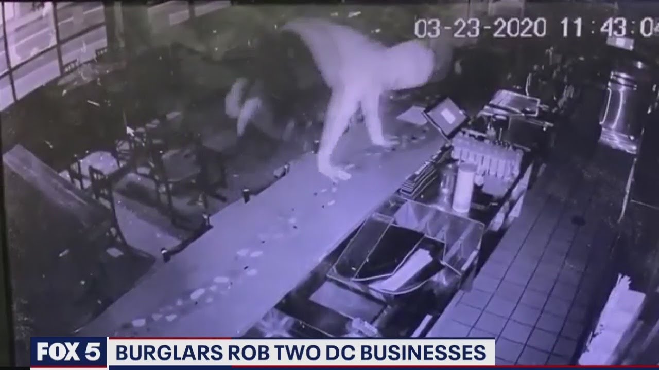 CAUGHT ON CAMERA: Two DC restaurants robbed in single night, police say | FOX 5 DC