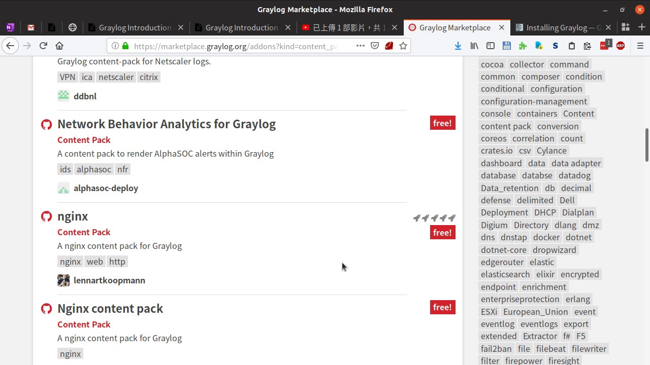 Graylog Content Packs Overview