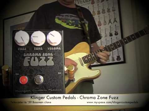Klinger Custom Pedals Chroma Zone Fuzz Black | Reverb