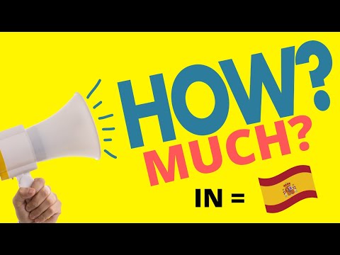 How Do You Ask: "HOW MUCH IS IT In Spanish?"