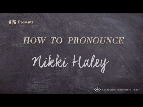 How to Pronounce Nikki Haley (Real Life Examples!)