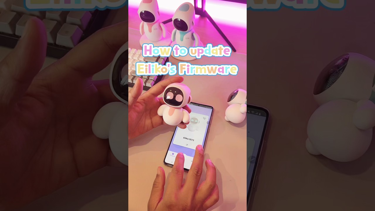 How to update Eiliko's Firmware ?! #robot #eiliko