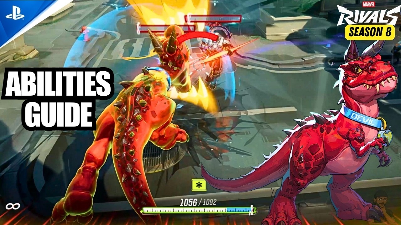 Marvel Rivals Devil Dinosaur Gameplay & Abilities Showcase