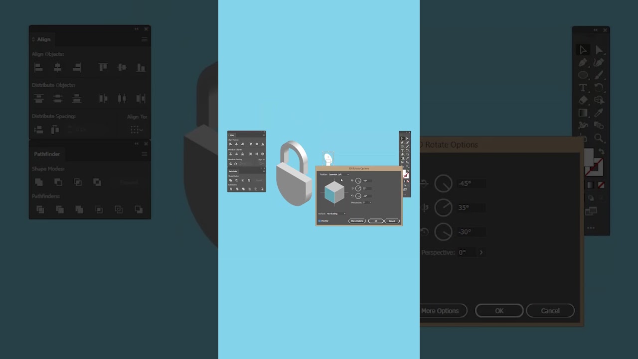 Designing isometric icons in Illustrator