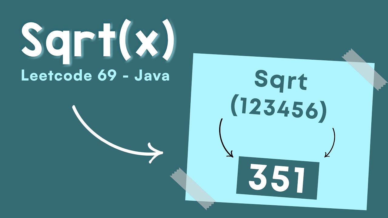 Sqrt(x) - Leetcode 69 - Java