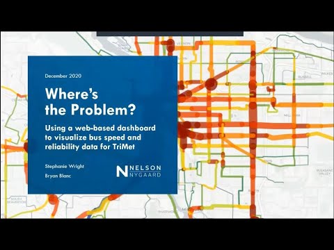 Bus Delay Analysis Tool (BDAT) Demo - NACTO 2020
