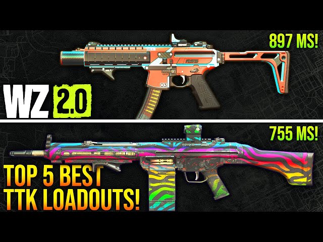 Top 5 Warzone 2 Weapons With Fastest Ttk In Season 2 Reloaded
