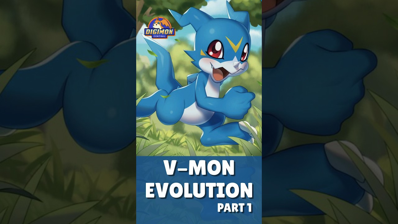 V-mon Evolution Line Part 1 #Shorts