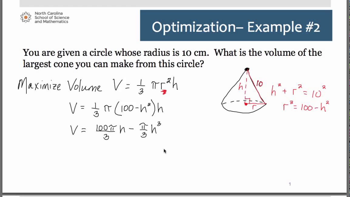 Optimization Example #2