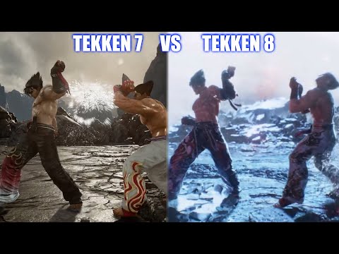 Tekken 8 Graphic Comparison to Tekken 7 | JCR Comic Arts