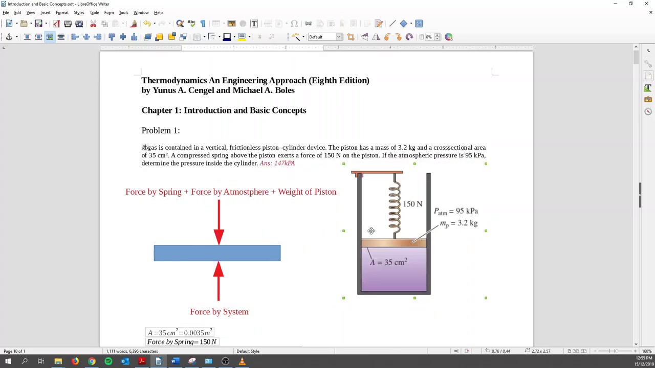 Thermo Explained: Problem Set 1 Solution