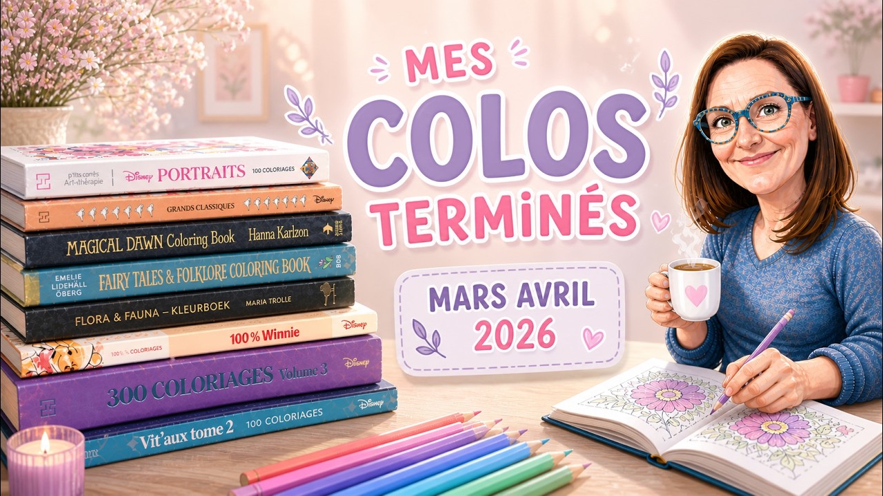 EVERYTHING I've colored! (March & April 2026 + a little gem 💖)