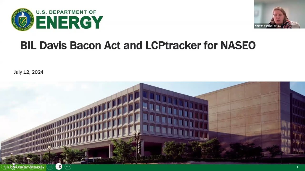 Davis Bacon Act and LCPtracker Webinar
