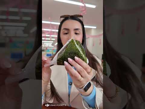 Iβve dreamt about this onigiri ππ―π΅ #japan #onigiri #japanesefood #conveniencestore #tokyo