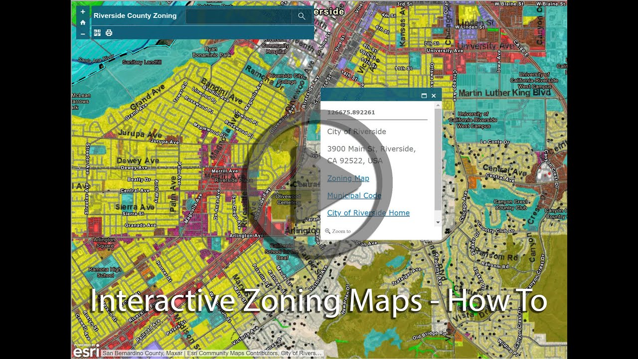 Interactive Zoning Maps