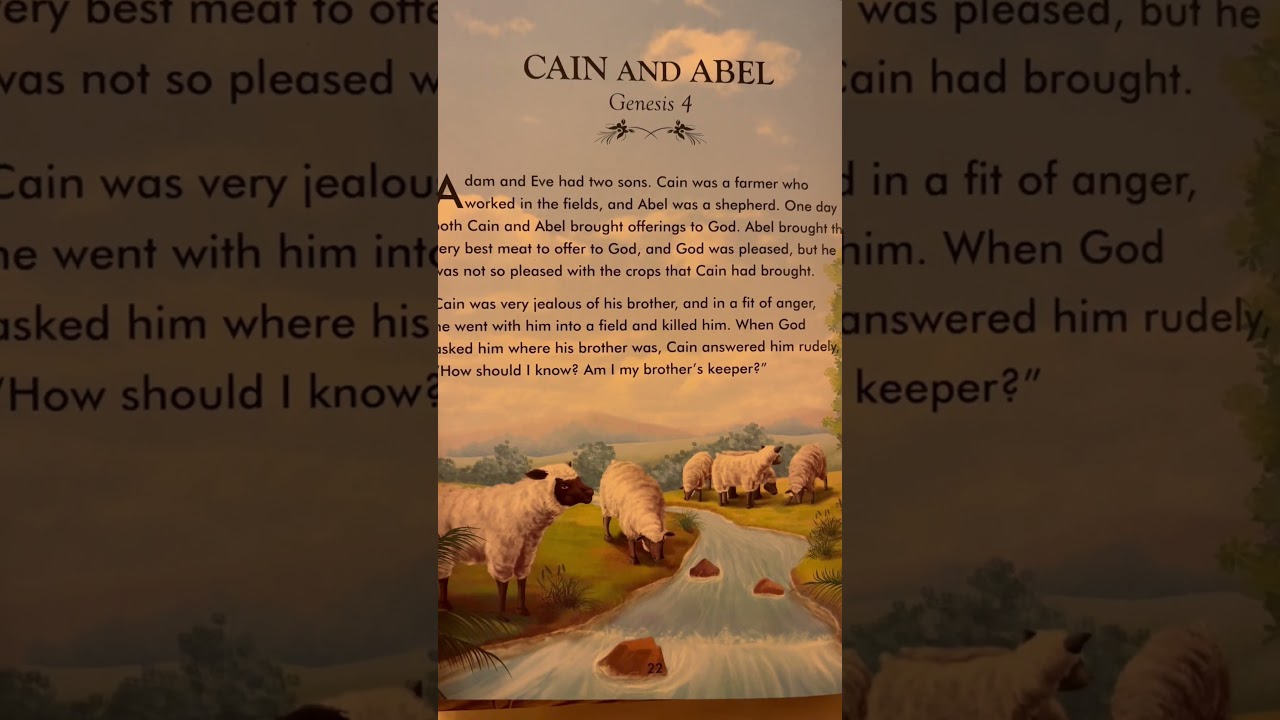 Genesis 4 - Cain and Abel - The Complete Illustrated Children’s Bible by Janice Emmerson #bible
