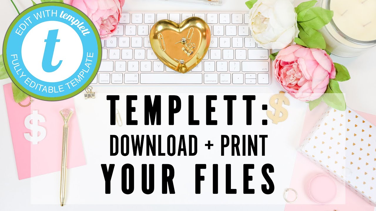Templett Download + Print Tutorial