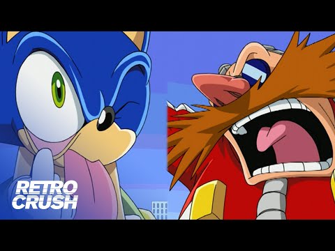 The first time Sonic owns Eggman | Sonic vs. Dr. Eggman | Sonic X (2003)