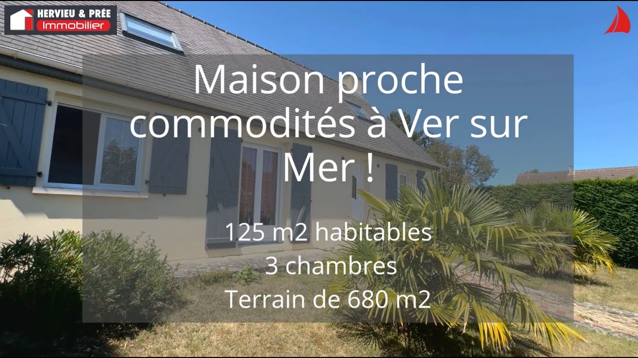 Annonce vidéo Maison à vendre à Ver-sur-Mer - OuestFrance-immo