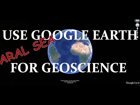 Use Google Earth Pro for Geo science Part 2: Aral Sea Death, Shipwreck and Secret Base #aralsea