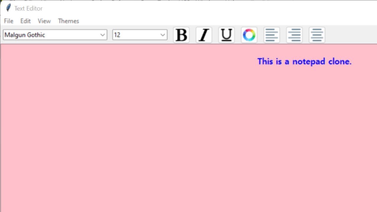 1.Notepad Clone Using Python | Step By Step Tutorial From Scratch