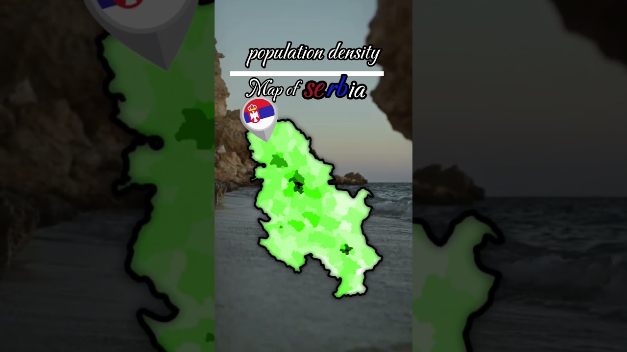 population density map of serbia 🇷🇸 #foryou #geography #mapping #viral #map #fyp #MaherGeo