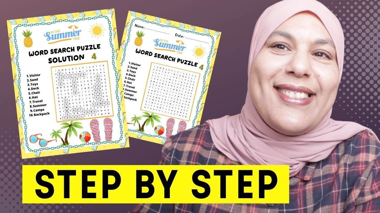 (Summer Activities) How To Create Word Search Puzzles To Sel On TPT