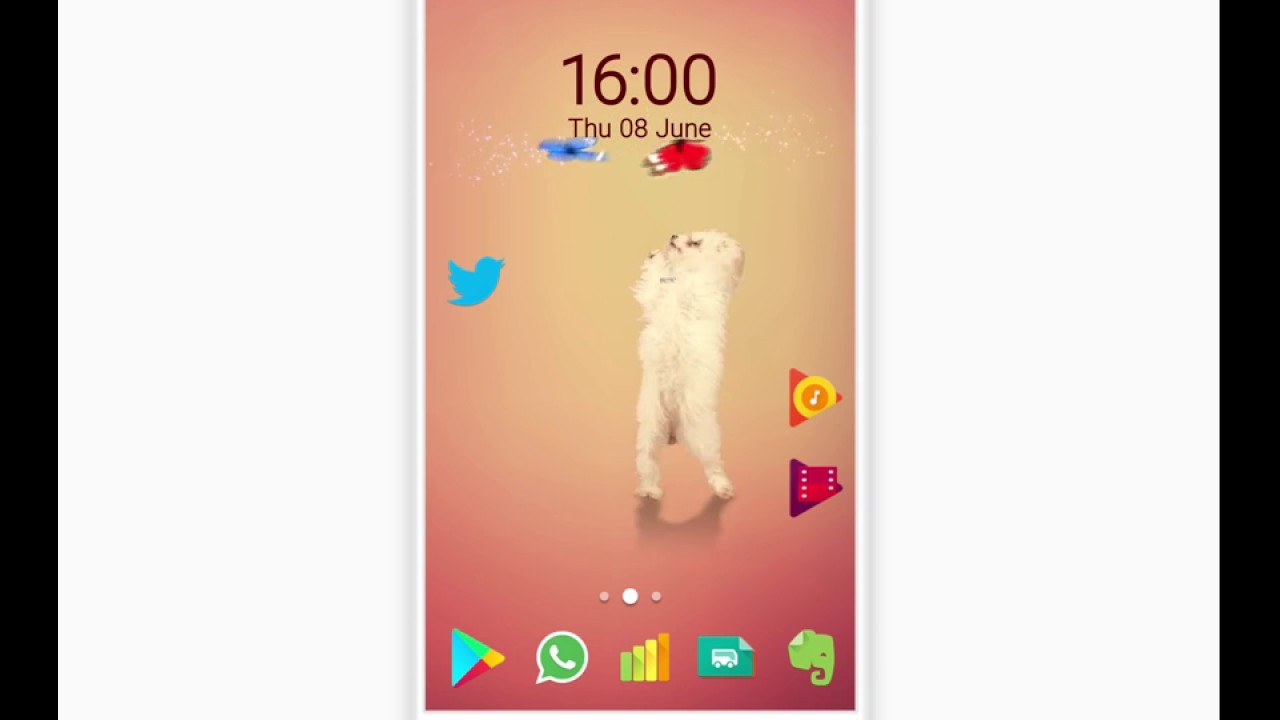 Playful Dog Live Wallpaper