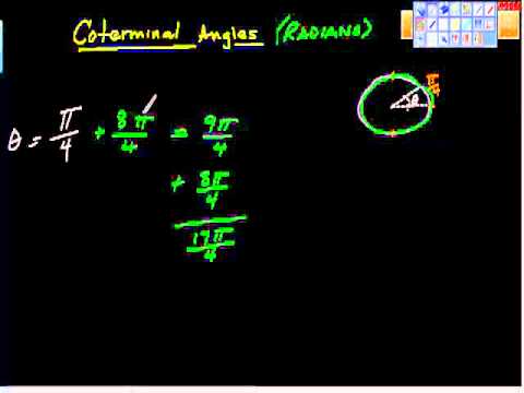 How to Find Coterminal Angles (Theta in Radians). Precalculus