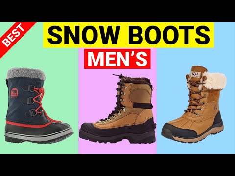 Men's Snow Boots 🥾 ❄️ Top 10 Best Winter Cold Weather Boots for Men 2021⏰