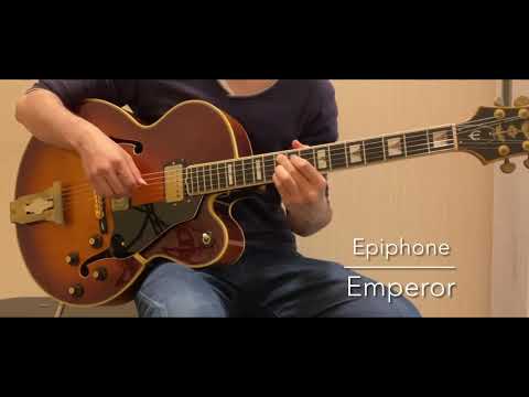 Epiphone Emperor “Blue Label” 1970s | Reverb
