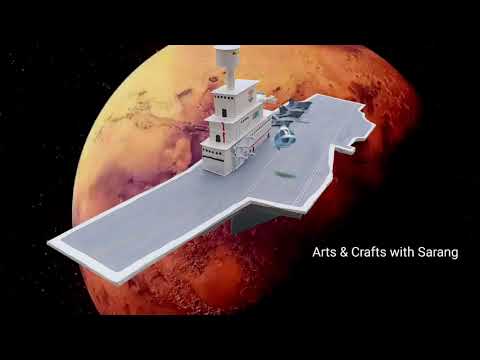 Cardboard model of INS Vikramaditya clip 1 || Arts & Crafts with Sarang #insvikramaditya