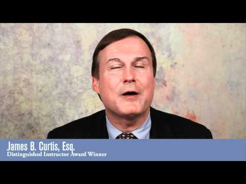 Paralegal instructor James Curtis talks about teaching style
