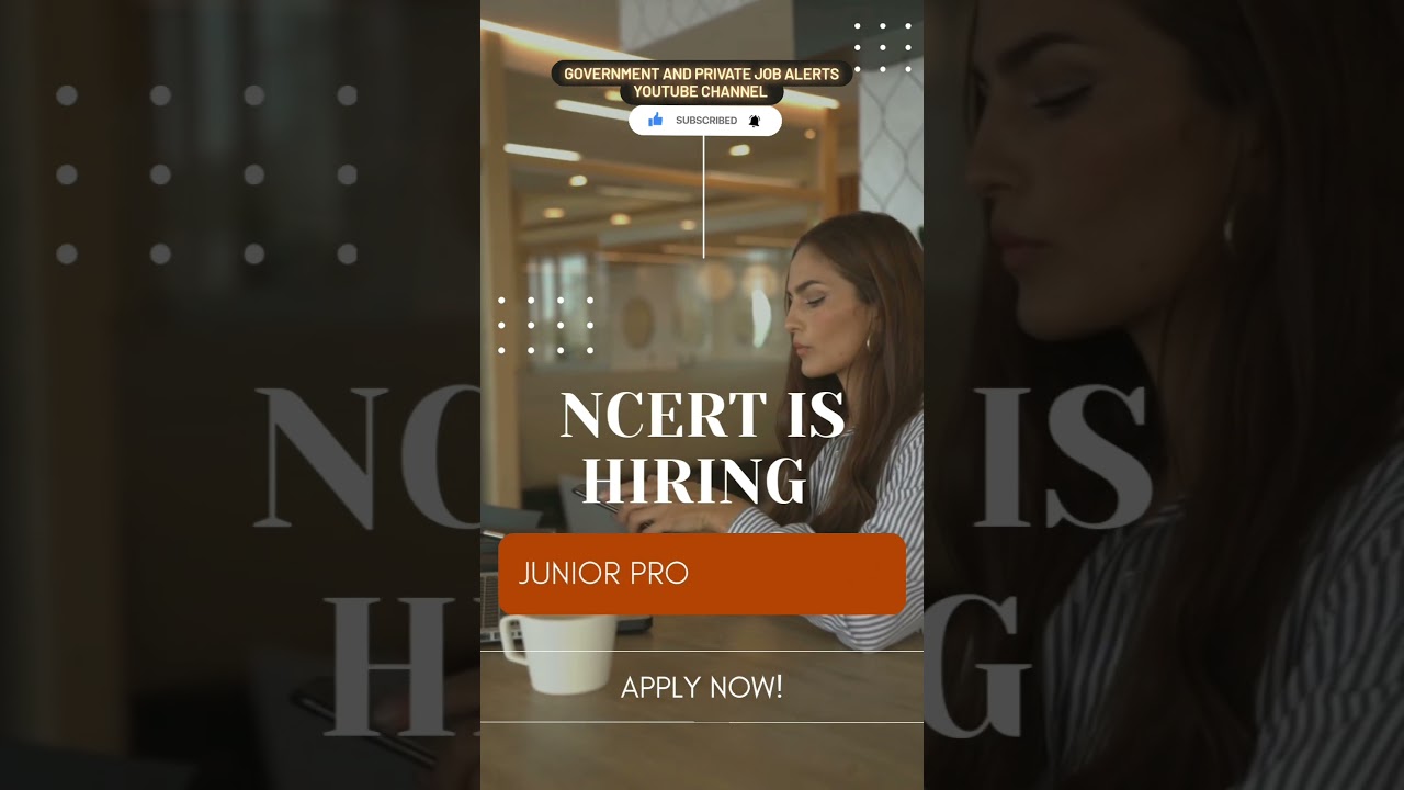 📢NCERT IS HIRING ☄️APPLY NOW! #ncert #job
