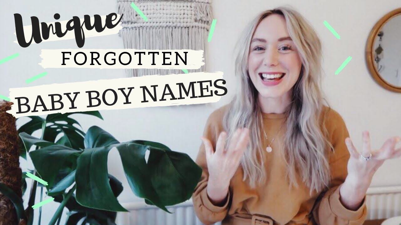 Unique, Forgotten Vintage Baby Boy Names that are so Handsome | SJ STRUM