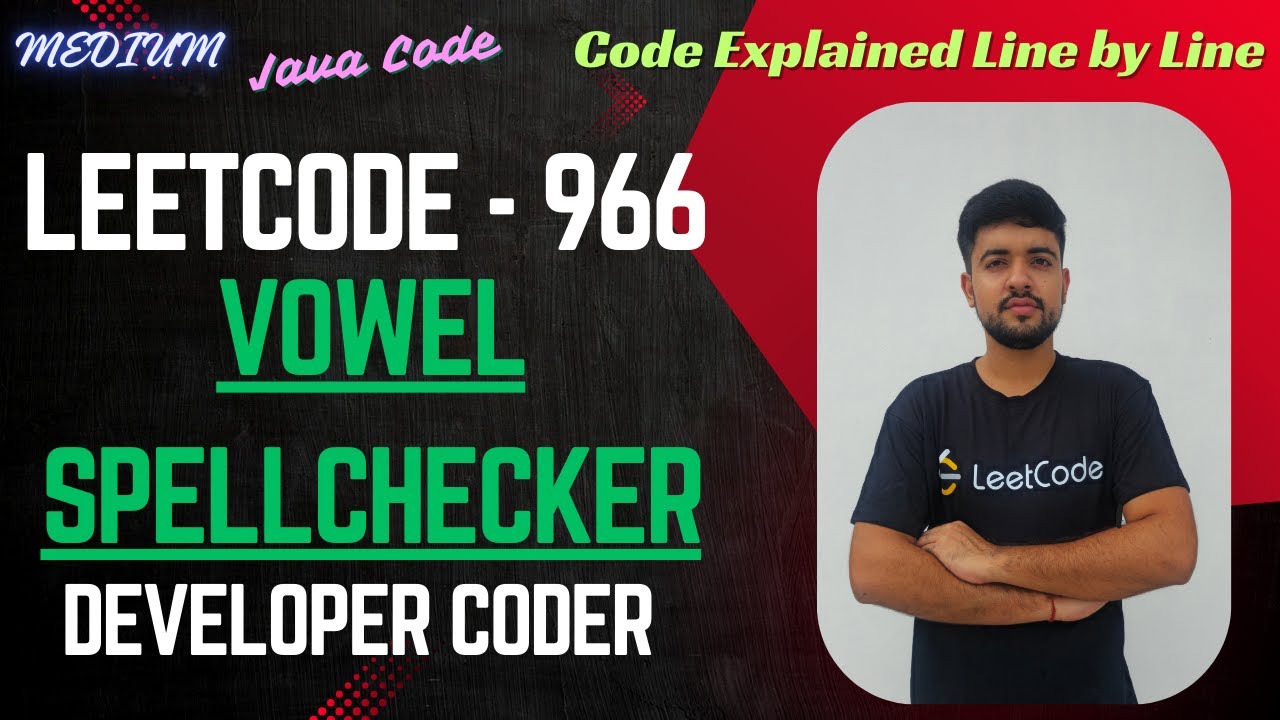Vowel Spellchecker | | LeetCode 966 | Java Code | Developer Coder