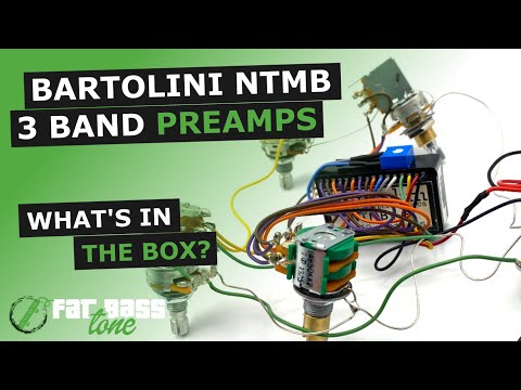 Bartolini NTMB 3 Band Bass Preamp - HR-5.2/918 - 2 Pickup - 5 | Reverb