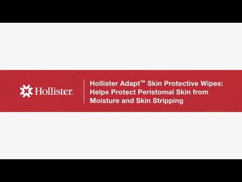 Hollister Adapt™ Skin Protective Wipes: Helps Protect Peristomal Skin from Moisture & Skin Stripping